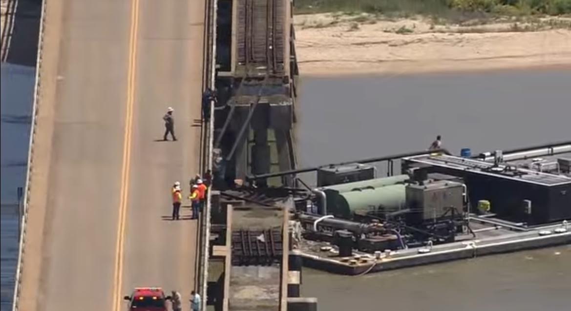 BREAKING: Barge Collides with Galveston Bridge, Causing Partial ...